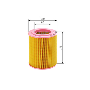 Air Filters (F026400061) - Product Details - Bosch Autopartes